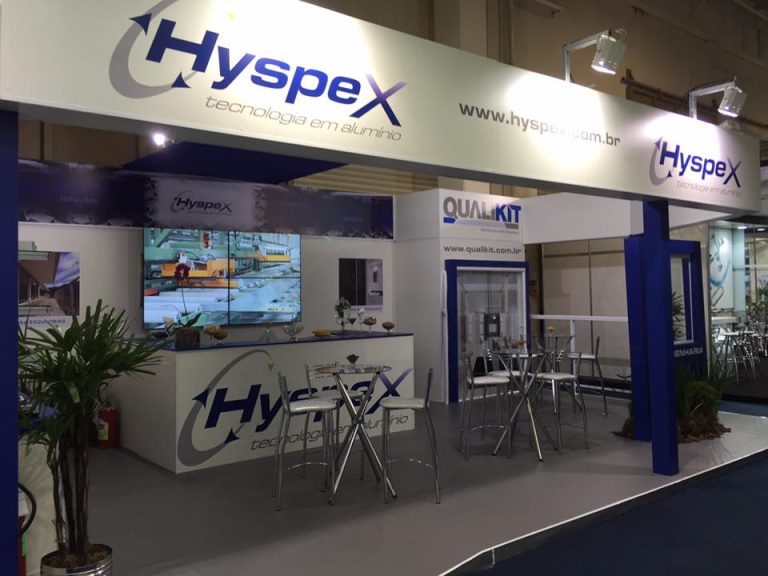Visite o estande da Hyspex Aluminio na feira Glass South America 2.018